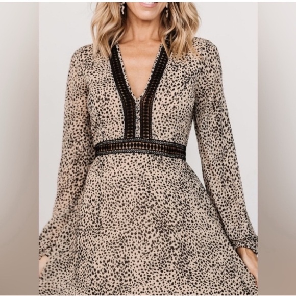 Baltic Born | Dresses | Nwt Baltic Born Cha Cha Maxi Dress Leopard ...